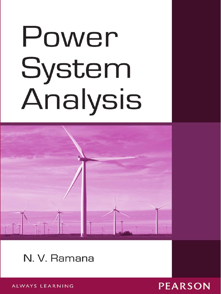 N. v. Ramana - Power System Analysis-Pearson Education (2011) | PDF ...