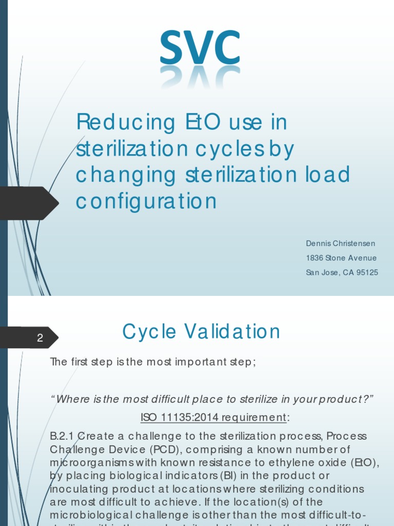 Optimizing EtO Sterilization Cycles | PDF | Sterilization (Microbiology ...