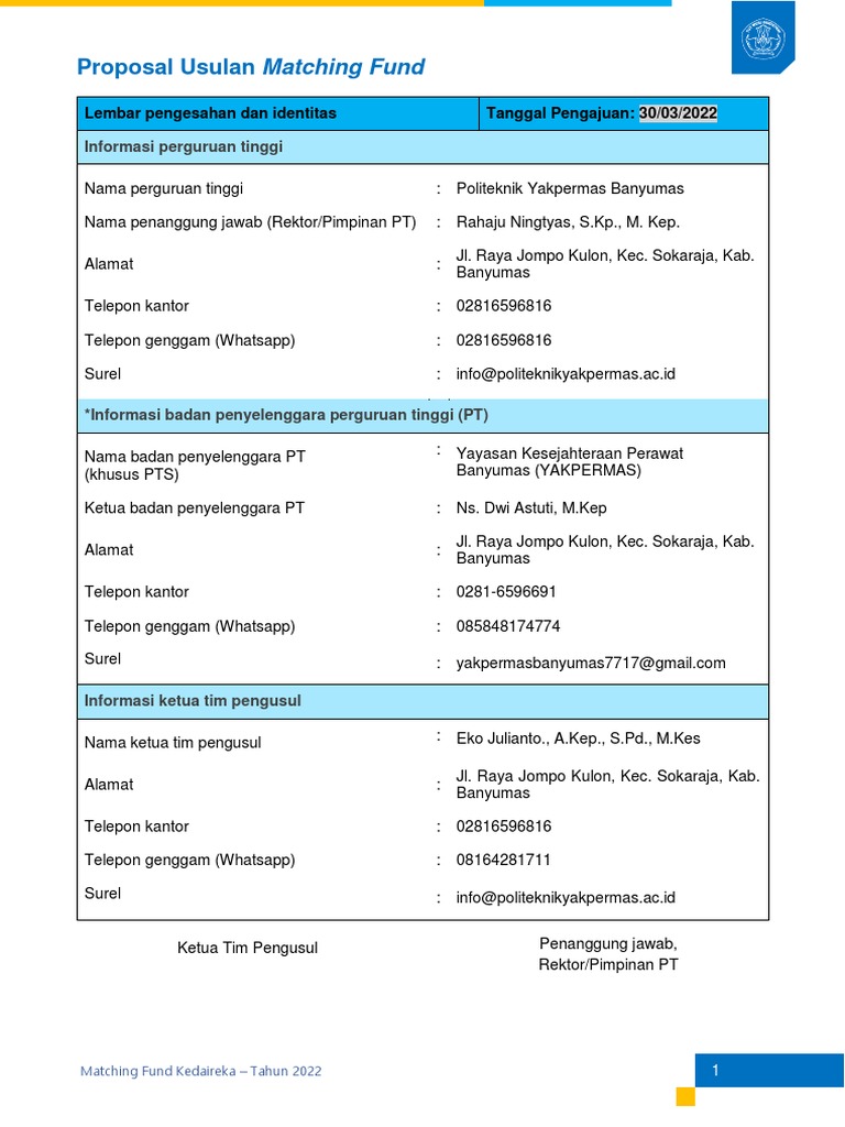 Proposal MF 2022-Eko Julianto Et Al. | PDF