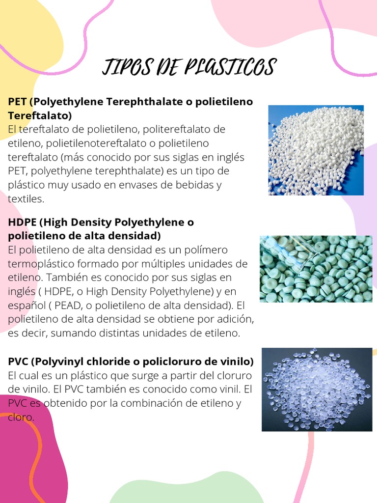 Tipos de Plasticos | PDF