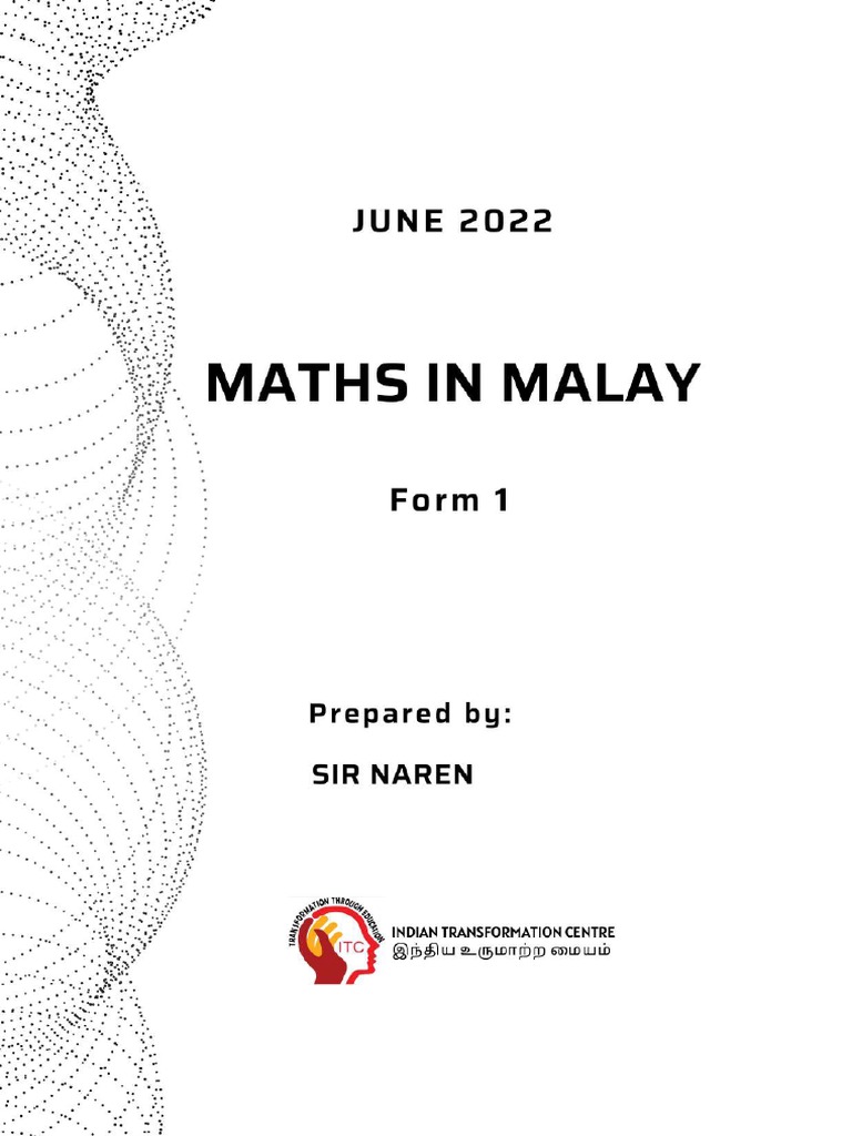 Maths in Malay F1 | PDF