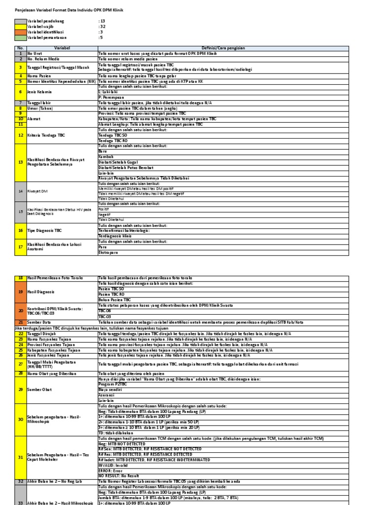 Format Opk DPM Klinik | PDF