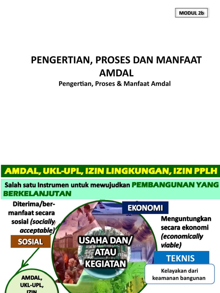 2b.PENGERTIAN, PROSES DAN MANFAAT AMDAL | PDF