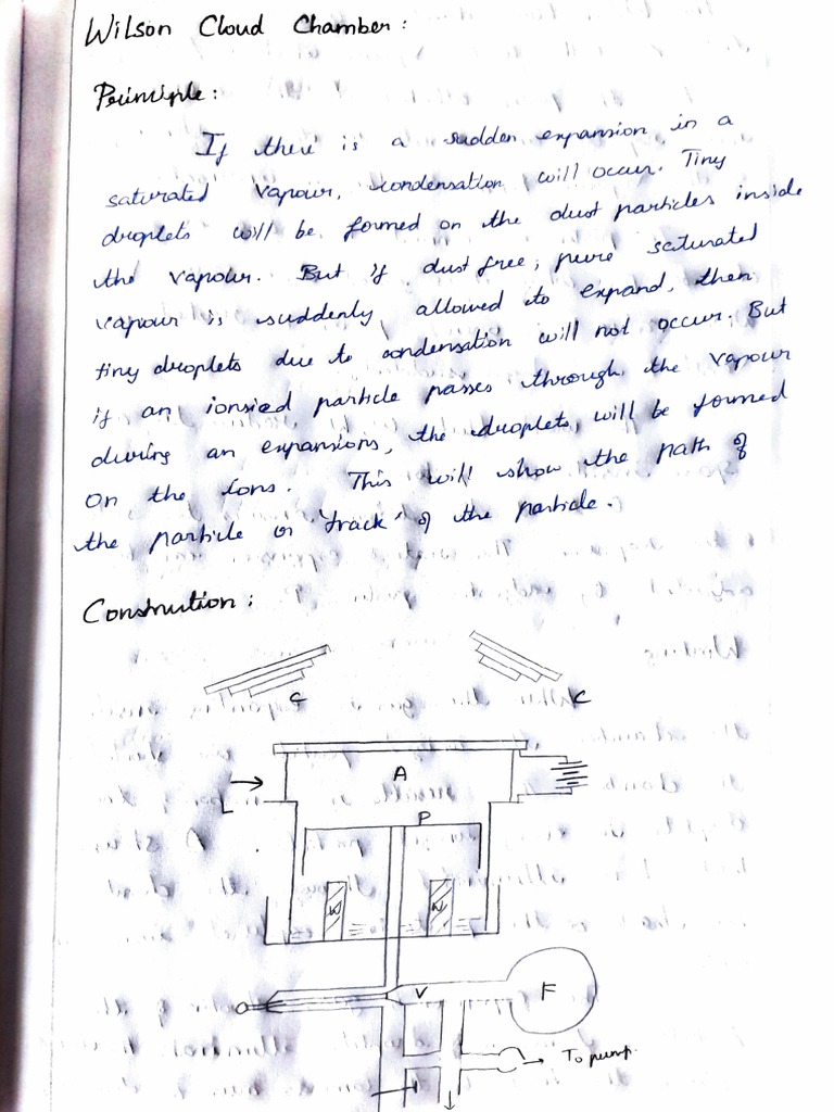 Wilson Cloud Chamber | PDF