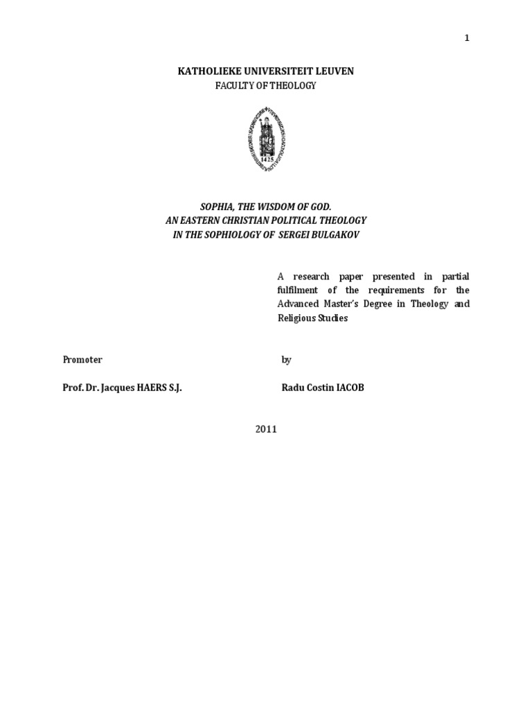 Sophia The Wisdom of God An Eastern Chri | PDF | Sophia (Wisdom ...