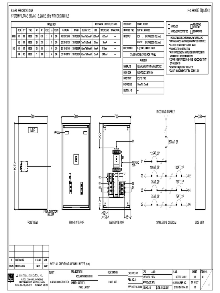 01 - Panel Mdp-Panel Layout | PDF | Building Materials | Building ...