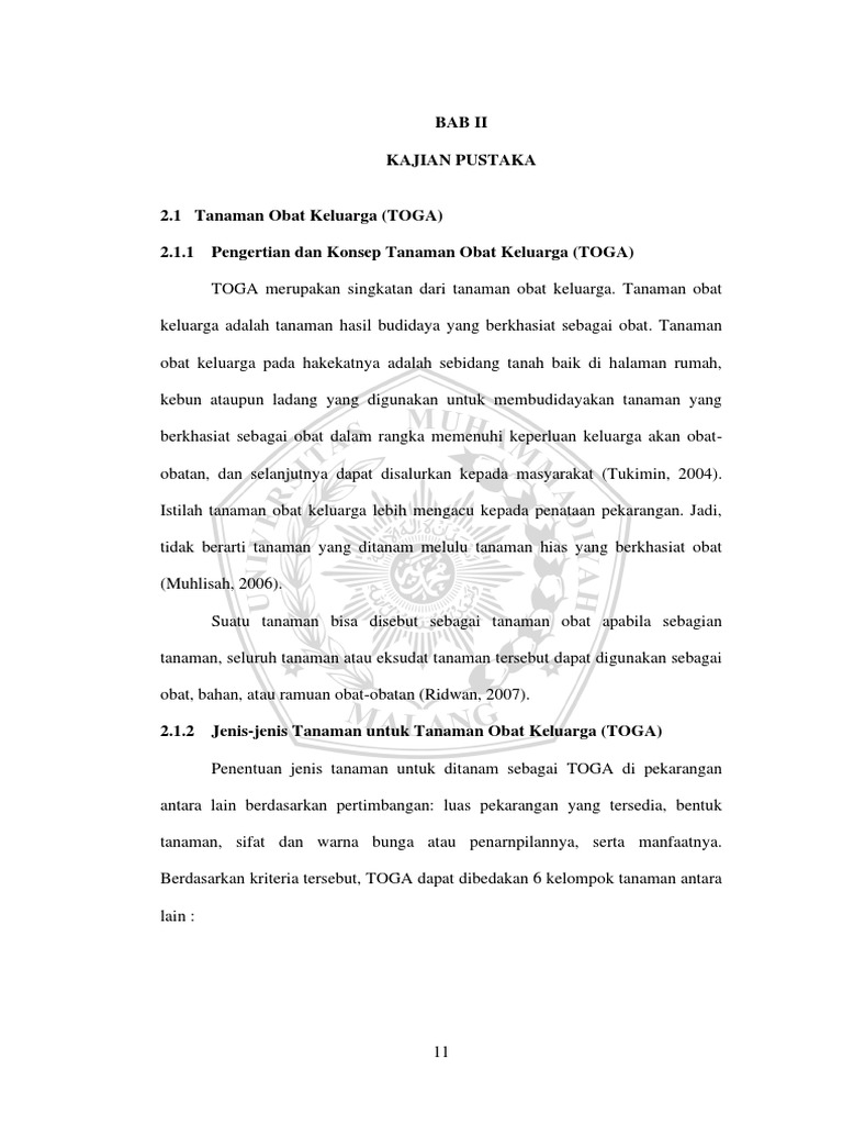 Materi Toga Fix | PDF