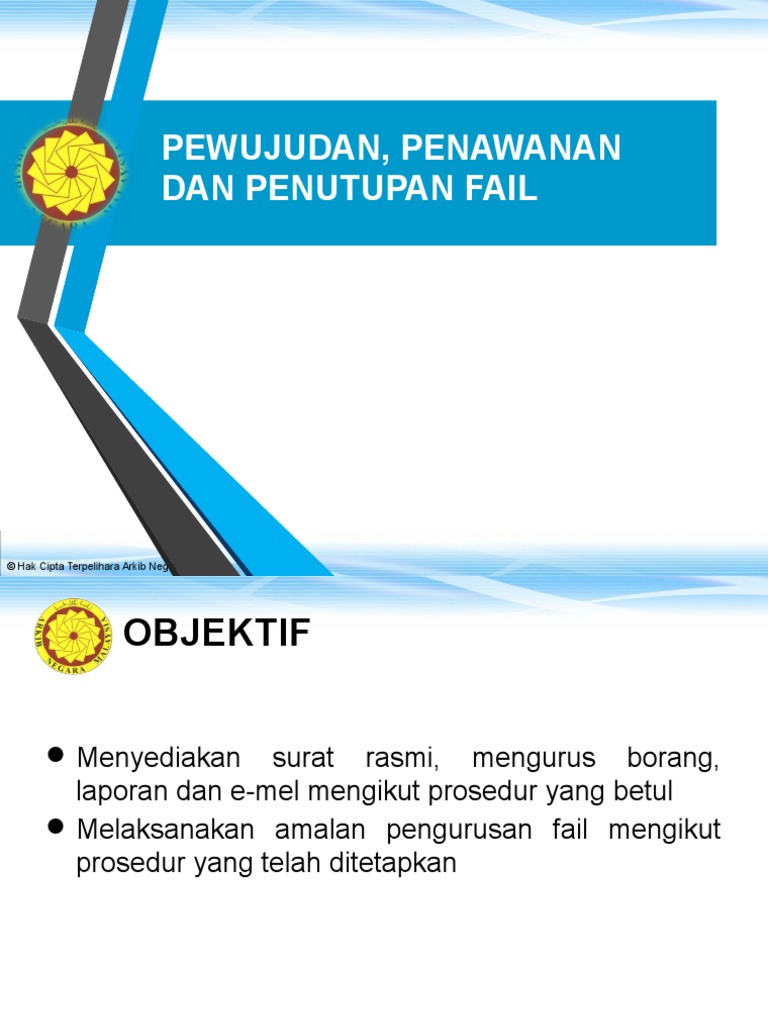 3pewujudan Penawanan Dan Penutupan Fail | PDF