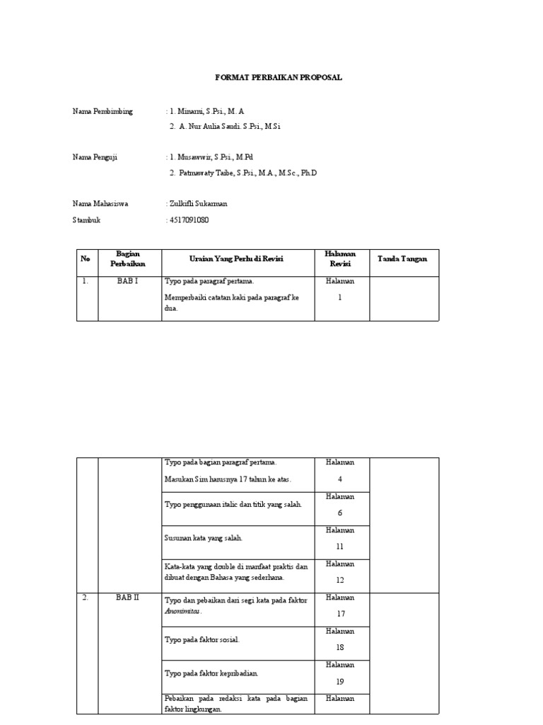 Format Perbaikan Proposal Pdf
