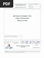 Work Method Statement For Roof Sheeting Works | PDF | Crane (Machine ...