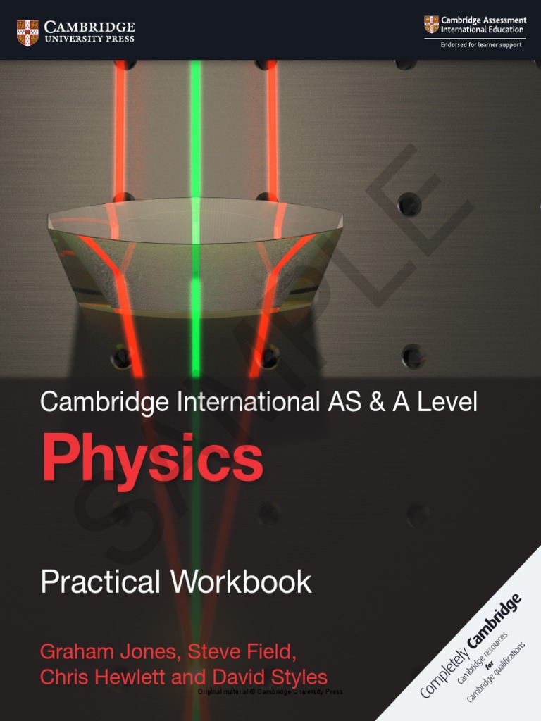 Cambridge International As & A Level Physics Practical Workbook Sample | PDF | Significant ...