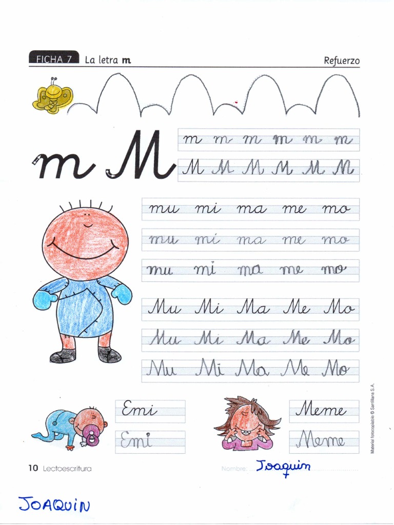 Trazamos La Letra M y P | PDF