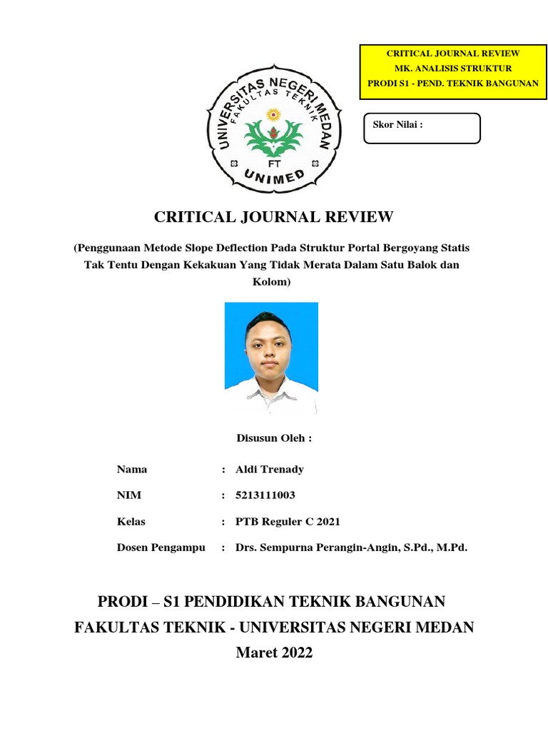 CJR Analisis Struktur | PDF