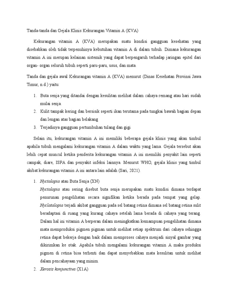 Gejala KVA | PDF
