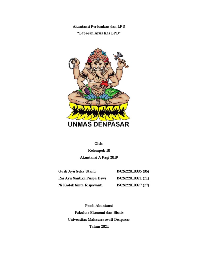 Laporan Arus Kas LPD: Metode dan Contoh | PDF