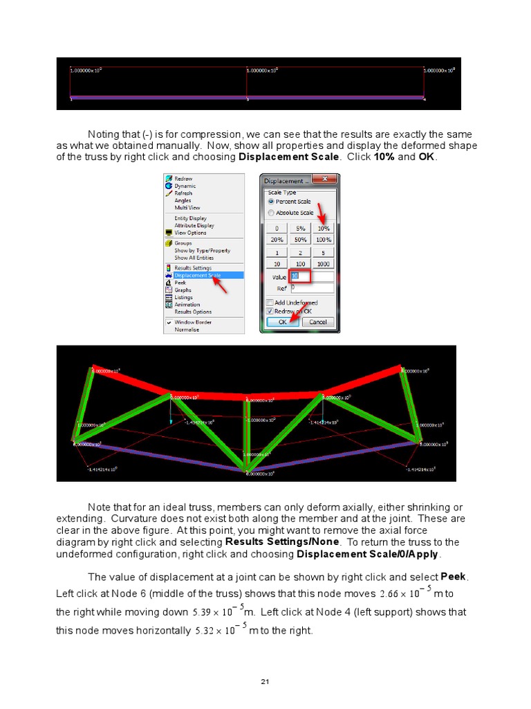 2D Linear Static Analysis of Truss Structures-Part 05 | Download Free ...