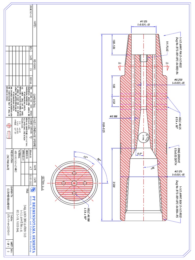 Ball Lock Circulation Sub 1-12 Ammt Pin X Box r1 | PDF