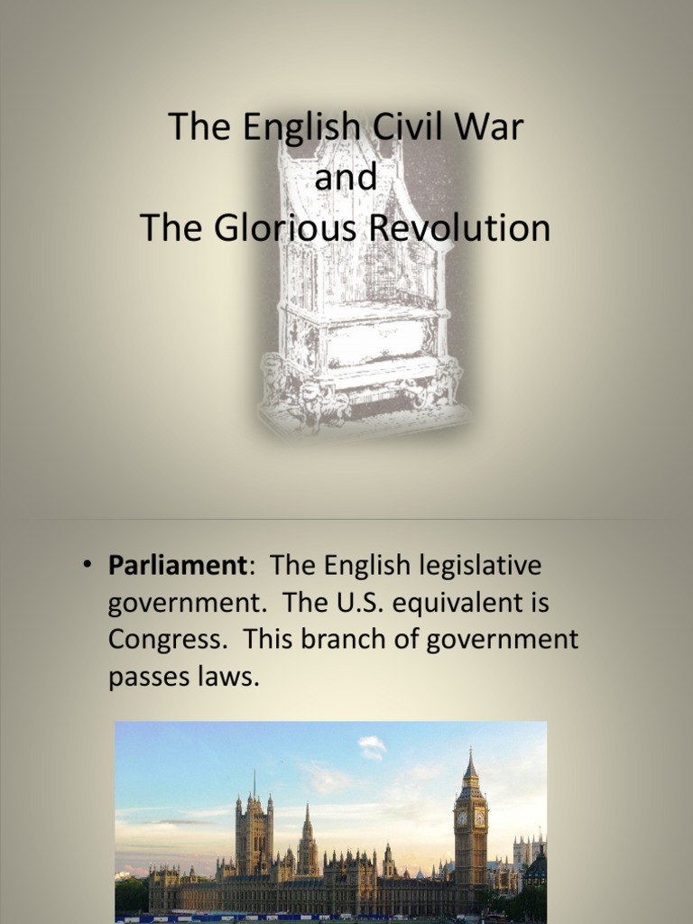 The English Civil War and Glorious Revolution | PDF | Oliver Cromwell ...