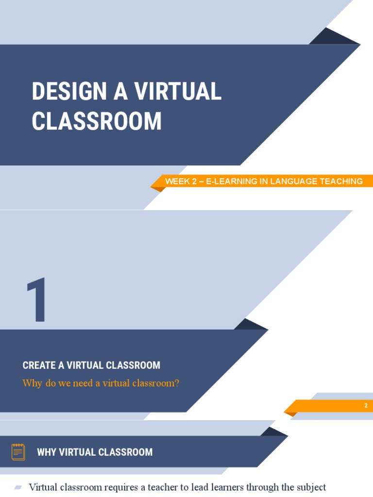 Design a virtual classroom | PDF | Distance Education | Color
