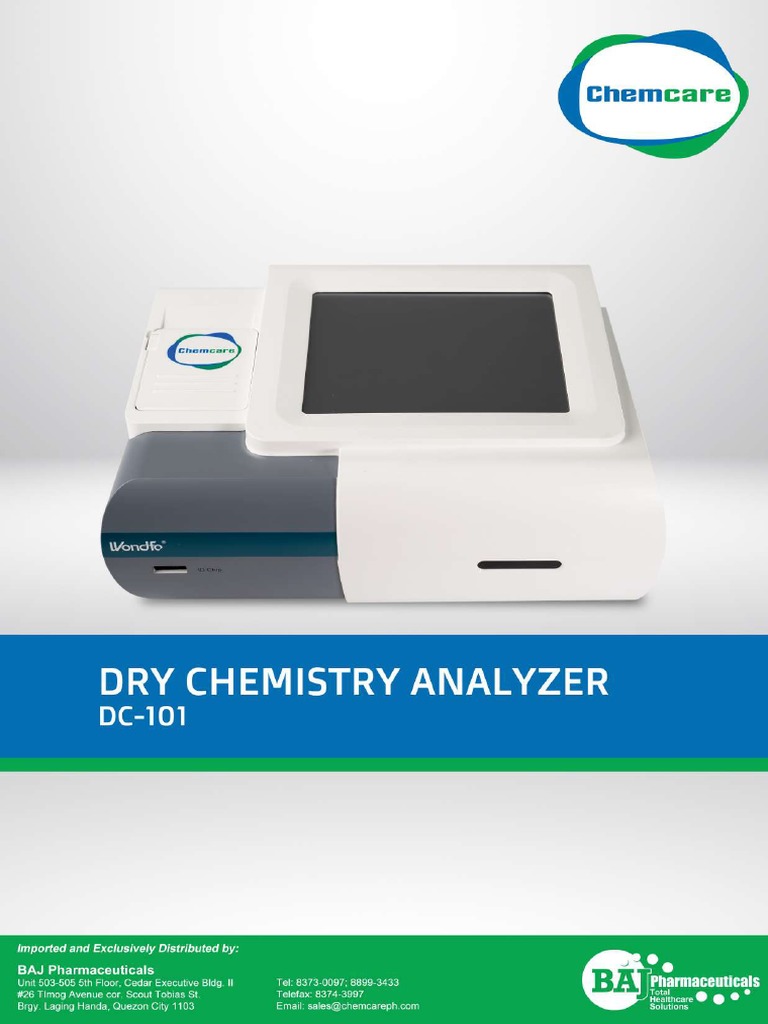Dry Chemistry Analyzer Brochure | PDF