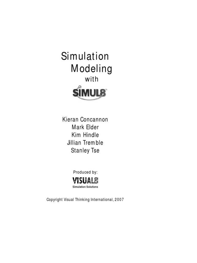 Simulation Modeling With Simul8 Web | PDF | Computer Simulation ...
