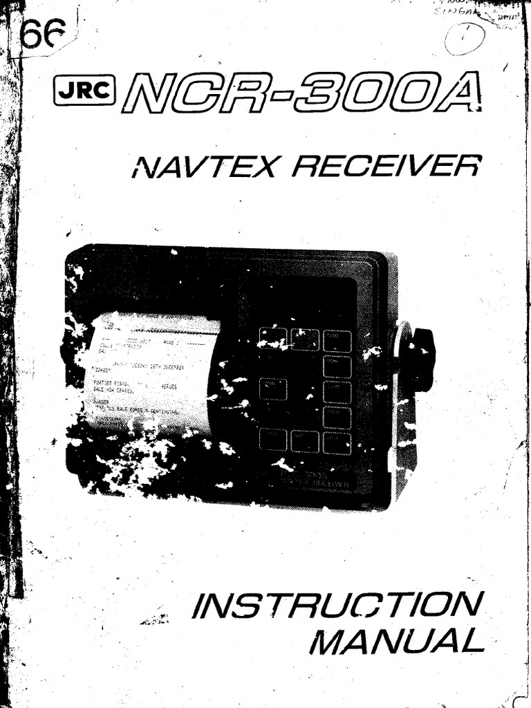 JRC NCR 300 A | PDF