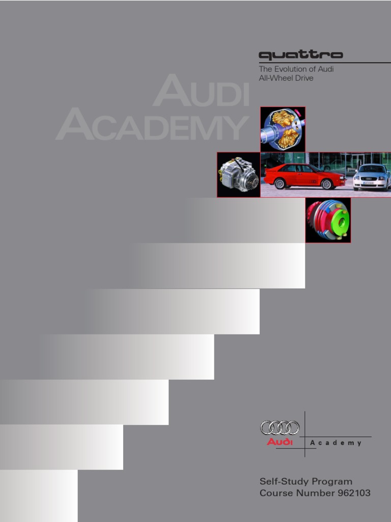 Quattro The Evolution of Audi AWD | PDF | Gear | Anti Lock Braking System
