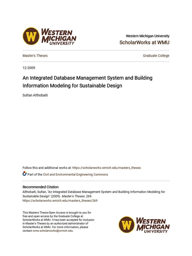 An Integrated Database Management System and Building Information ...