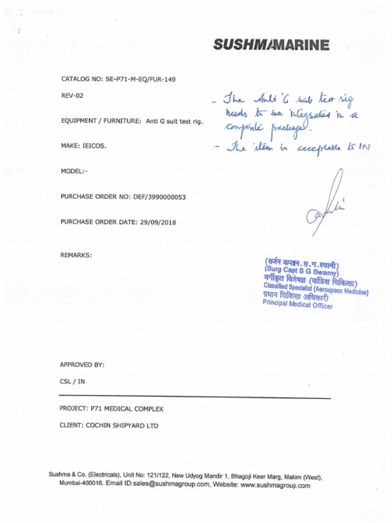 Anti G Suit Test Rig New | PDF