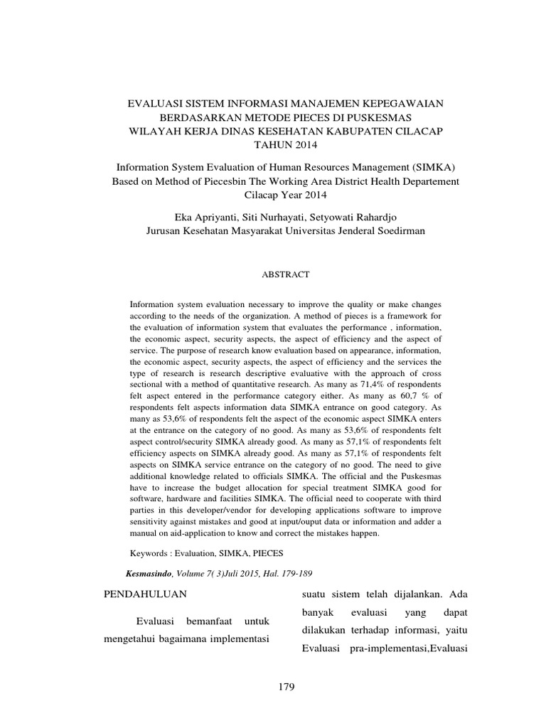 metode PIECES | PDF | Cognition | Computing