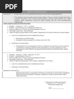 CS Form No. 212 Attachment - Work Experience Sheet | PDF | Human ...