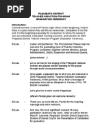 Graduation 2015 Script 1 | PDF