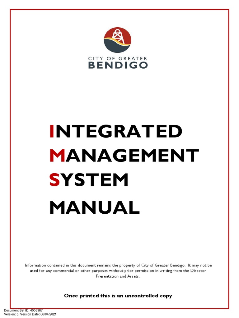 IMS Manual | PDF | Iso 9000 | Occupational Safety And Health