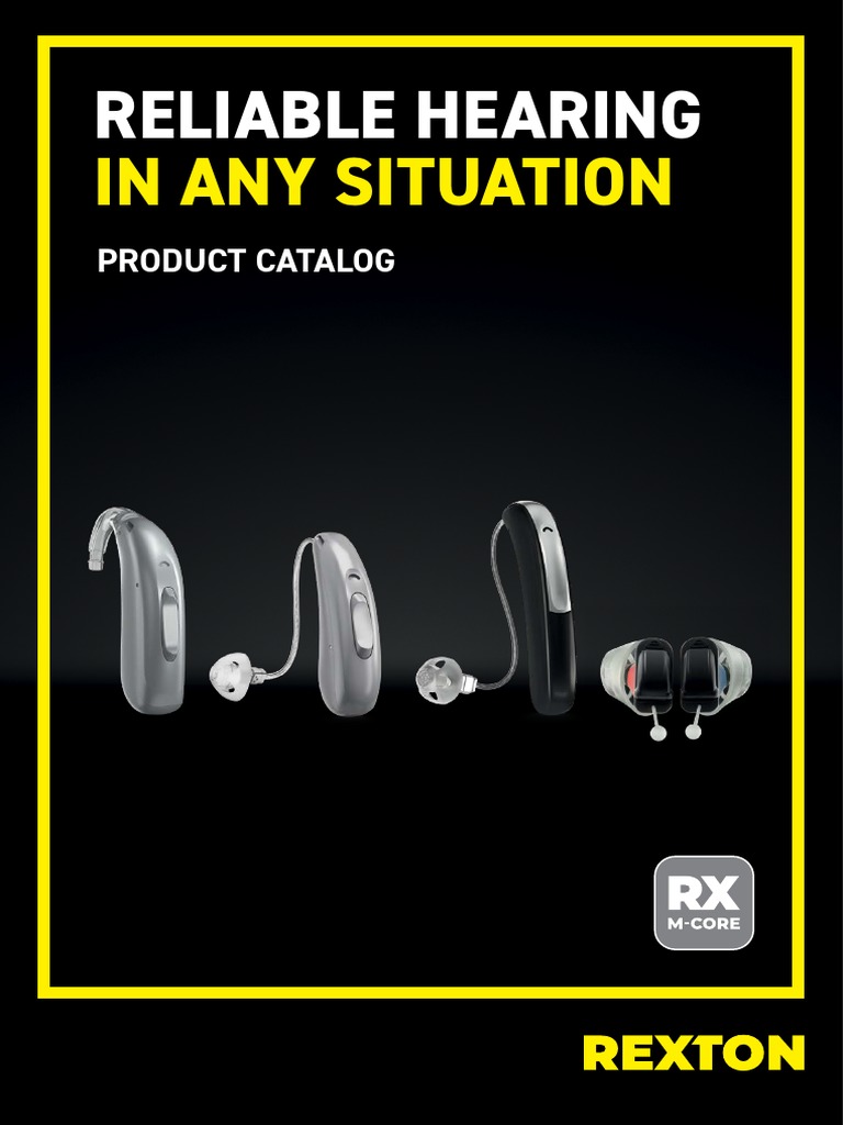 H1 2021 REXTON Product Catalog H1.2021 | PDF | Hearing Aid ...