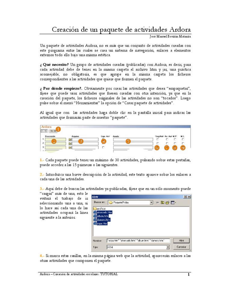 Paquete Ardora CAS | PDF | Archivo de computadora | Ventana (informática)