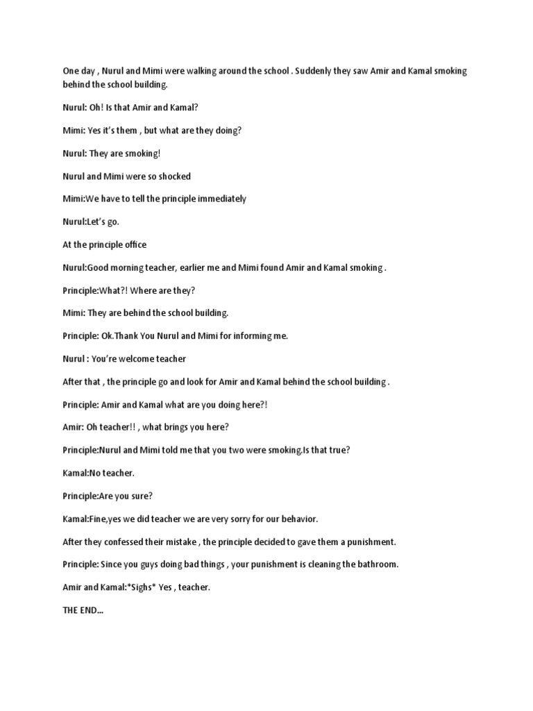 Moral Acting Project. | PDF