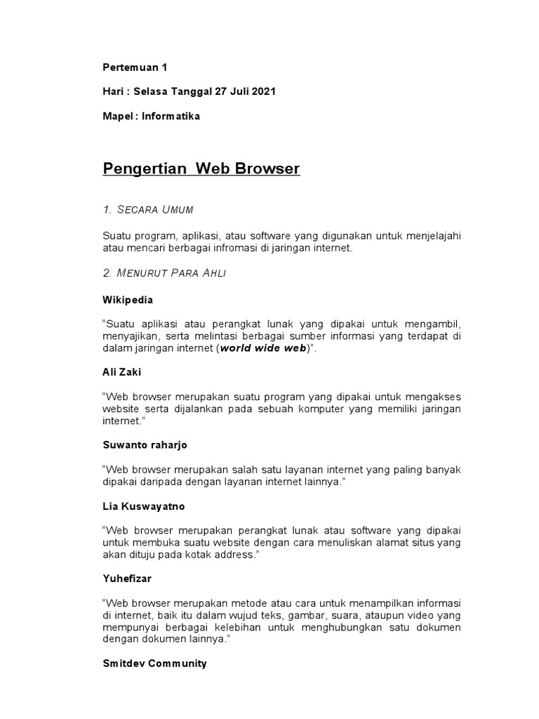 Pen Gerti An Web Browser | PDF | Teknologi & Rekayasa