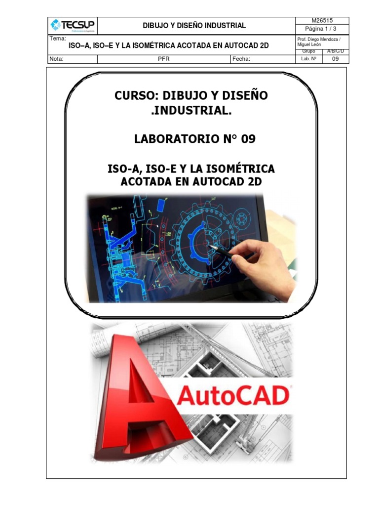 ISO-A, ISO-E e Isométrica en AutoCAD 2D | PDF | Informática
