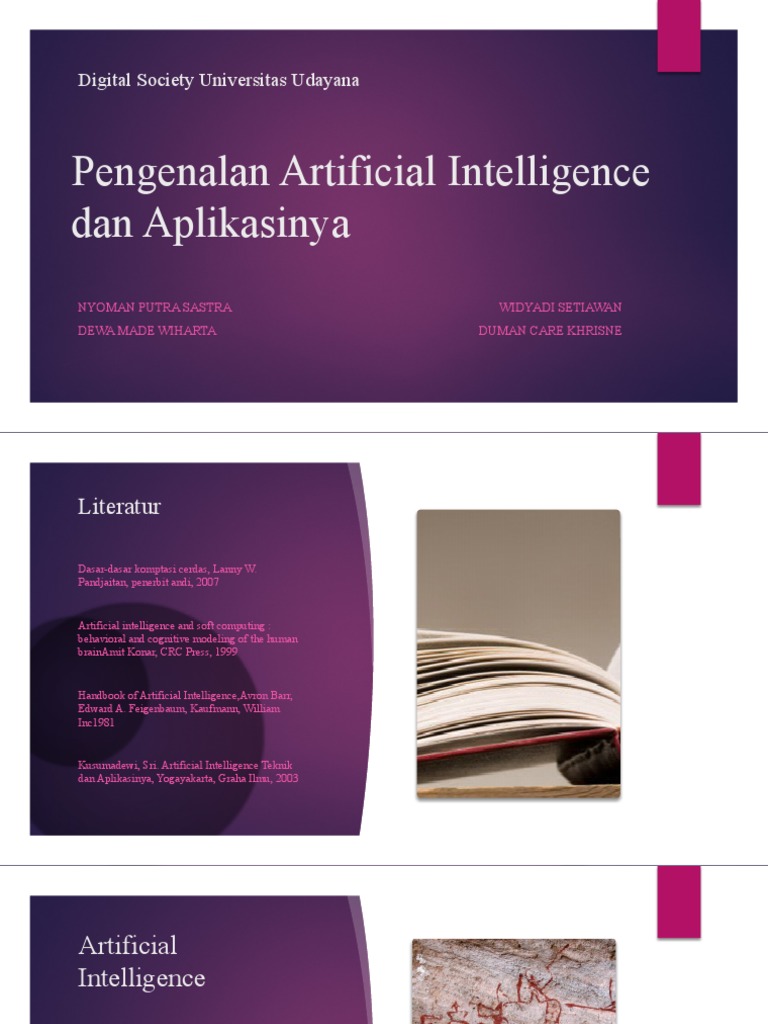 Slide Pengenalan AI Dan Aplikasinya | PDF