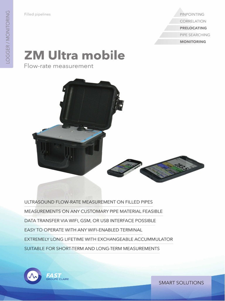 ZM Ultra Complete Brochure With Spec S | PDF | Flow Measurement | Pipe ...