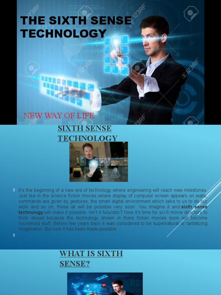 The Sixth Sense Technology | PDF | Graphical User Interfaces | Computing