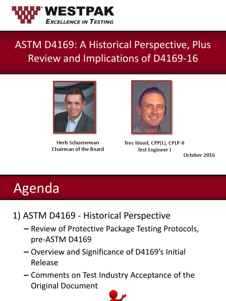 ASTM D4169: A Historical Perspective, Plus Review and Implications of ...