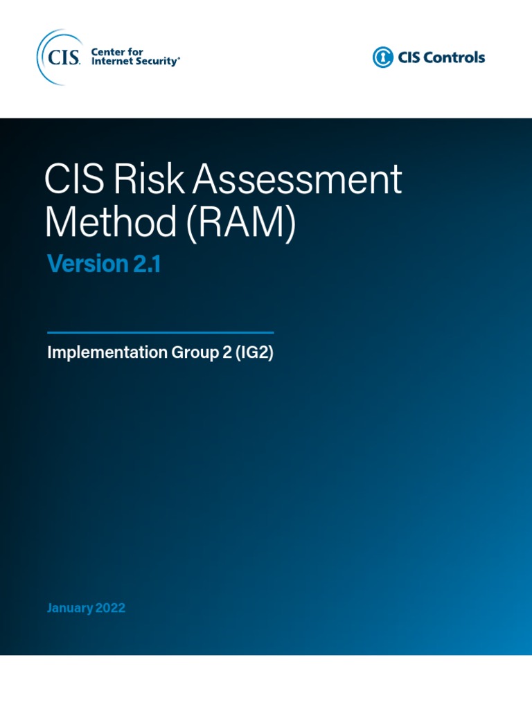 CIS Risk Assessment Method (RAM) : Implementation Group 2 (IG2) | PDF ...
