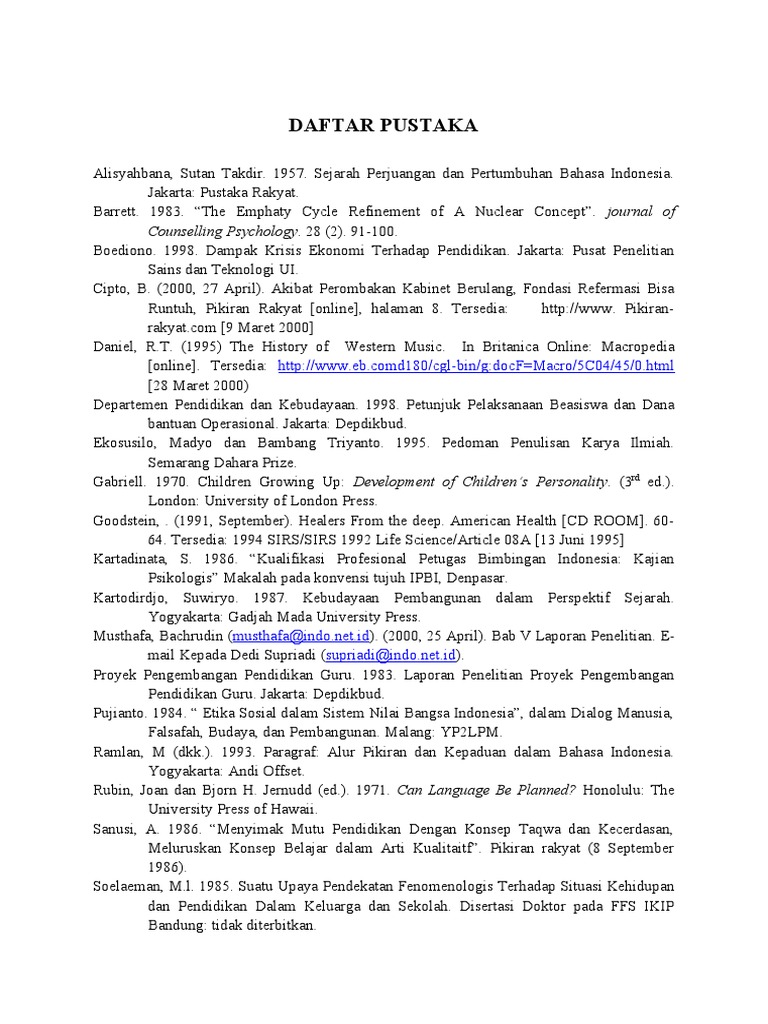 Dapus | PDF | Ilmu Sosial