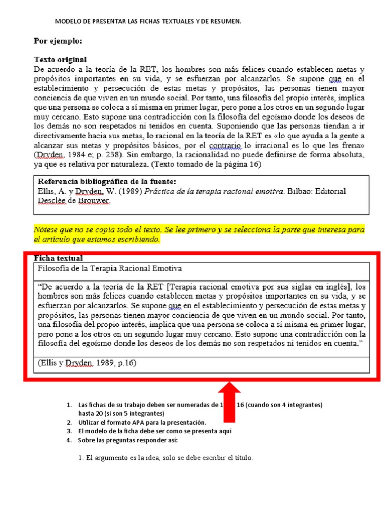 FICHAS TEXTUALES | PDF