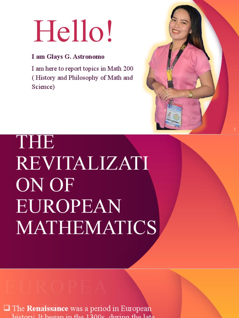 European Math History & Key Figures | PDF | Numbers | Mathematics