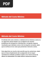 Ejemplo Del Método Del Costo Mínimo | PDF
