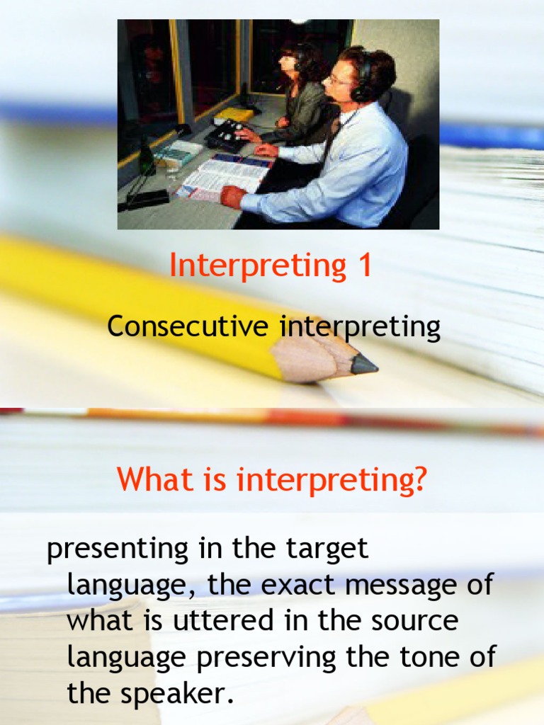 Interpreting | PDF | Language Interpretation | Translations
