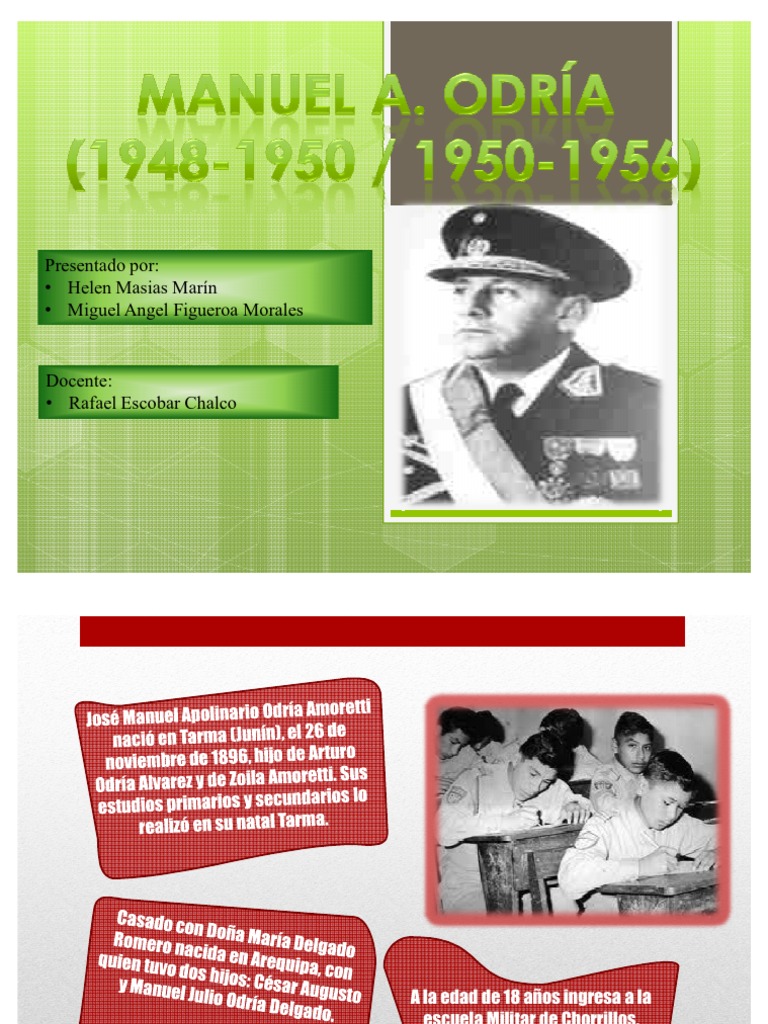 Manuel A Odria | PDF | Política | Historia