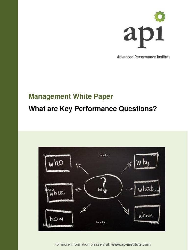 B - Key Performance Questions | PDF | Survey Methodology | Question
